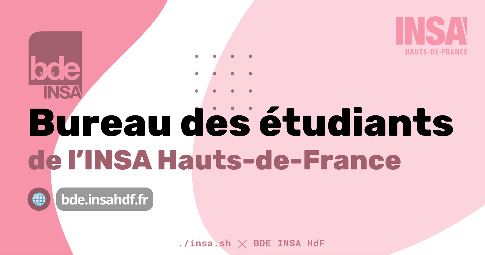 BDE de l'INSA Hauts-de-France | BDE INSA HdF